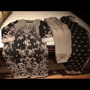 Dresses | Brand New Maria B Outfit Three Piece | Poshmark